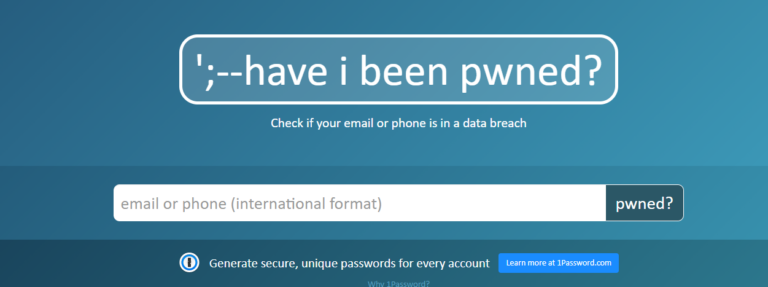 Have I Been Pwned Phone Number